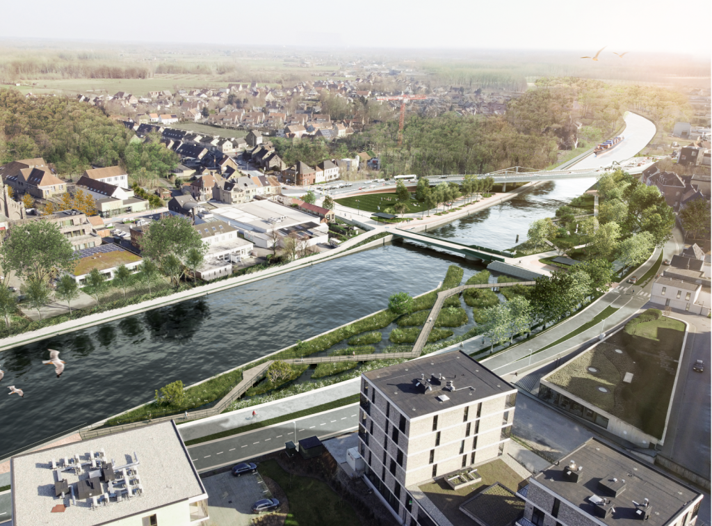 Steenbrugge bridge on the Ghent-Ostend canal: end of the design phase ...